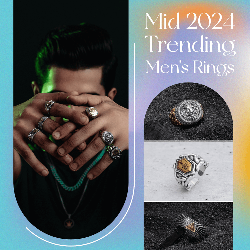 2024 Men's Silver Ring Styling Tips & Fashion Trends