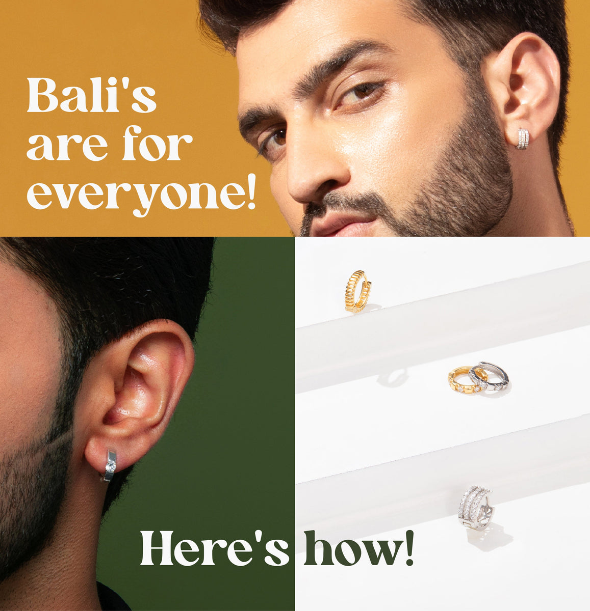 Guide to Style Men's Bali Earrings – ORIONZ